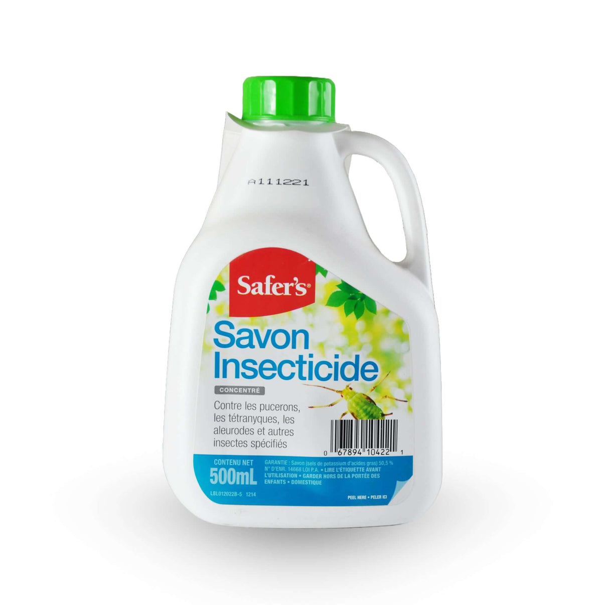 SAFER'S, Savon Insecticide à base de Pyréthrine 500ml