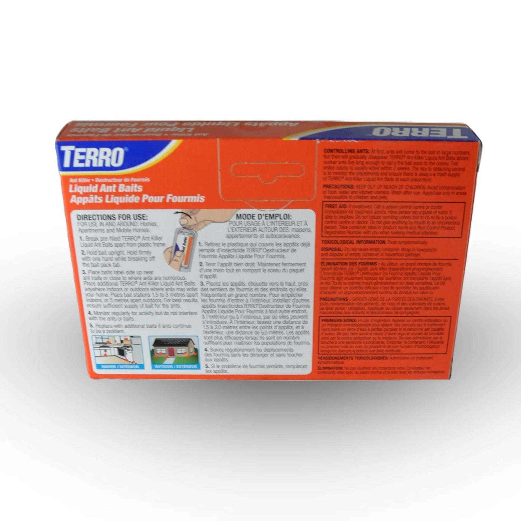 TERRO, Appât Liquide pour Fourmis à Base de Borax (Paquet de 6)