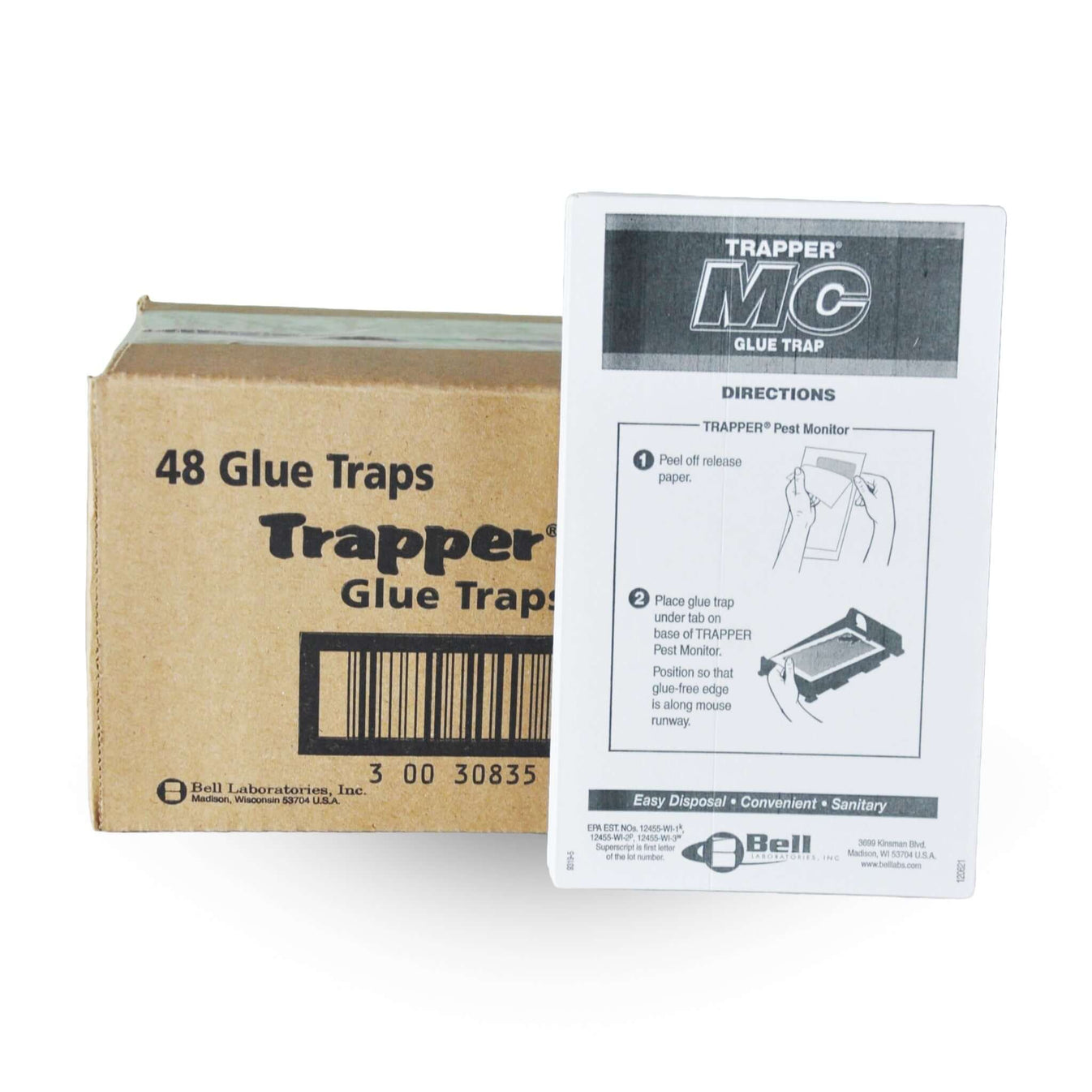 TRAPPER MC, Trampa adhesiva para el monitor de control de plagas Trapp